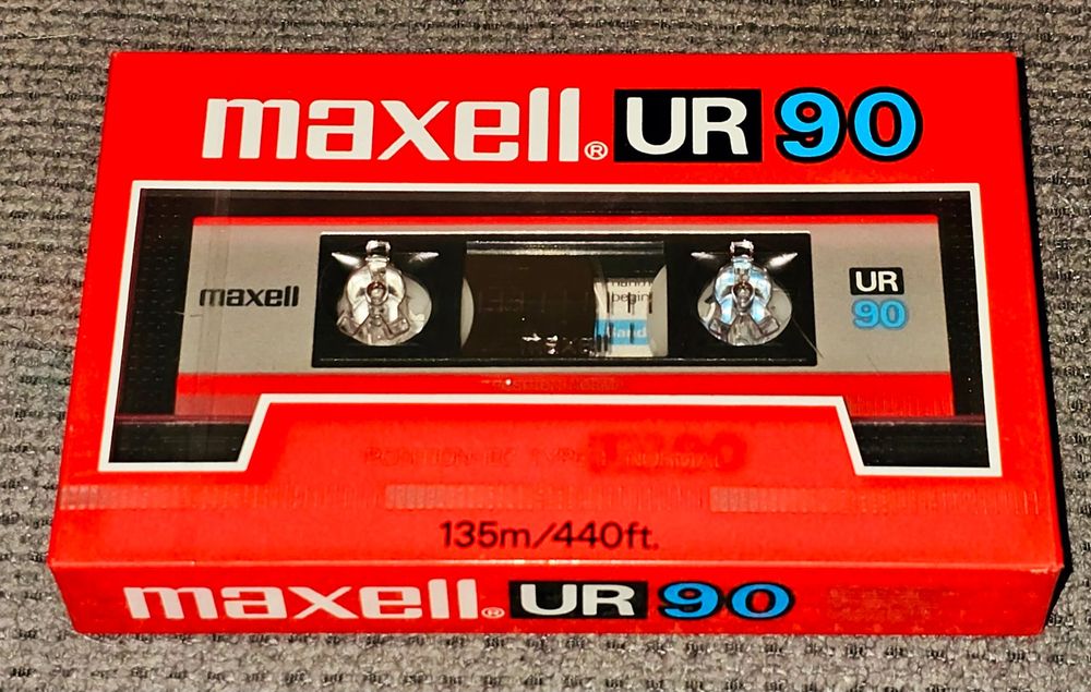 MAXELL"UR90" 100% NOS DE 1986...PUR COLLECTORS! (Neu und originalverpackt) in LAUSANNE für CHF ...