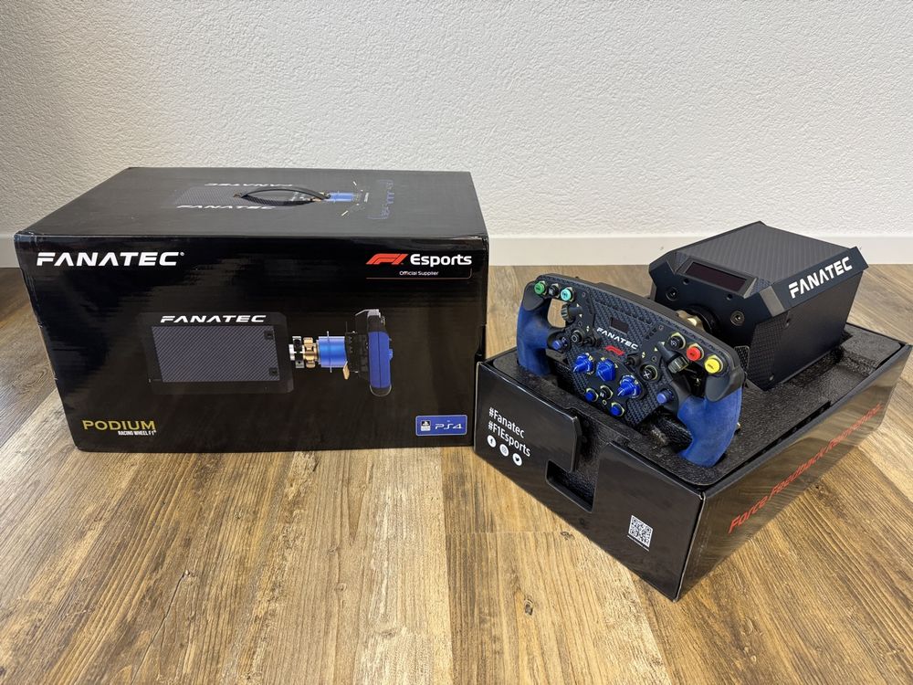 Fanatec DD1 mit F1 Wheel, Clubsport Pedale V3 und Handbremse (Gebraucht ...