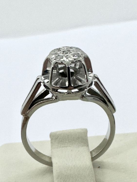 750 Weiß Gold Ring mit 5 Brillanten (Gebraucht) in Murg für CHF 449 ...