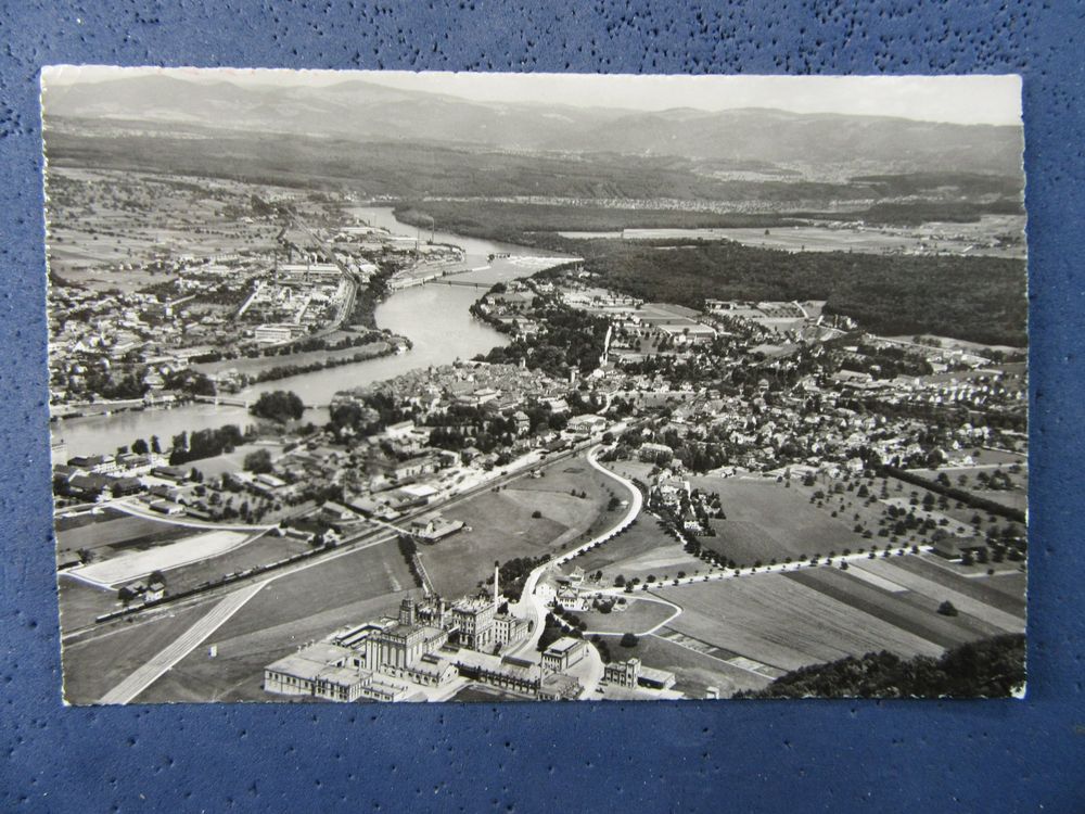 AK AG RHEINFELDEN FLUGAUFNAHME 1956 AERO-FOTO (Gebraucht) in Ettingen ...