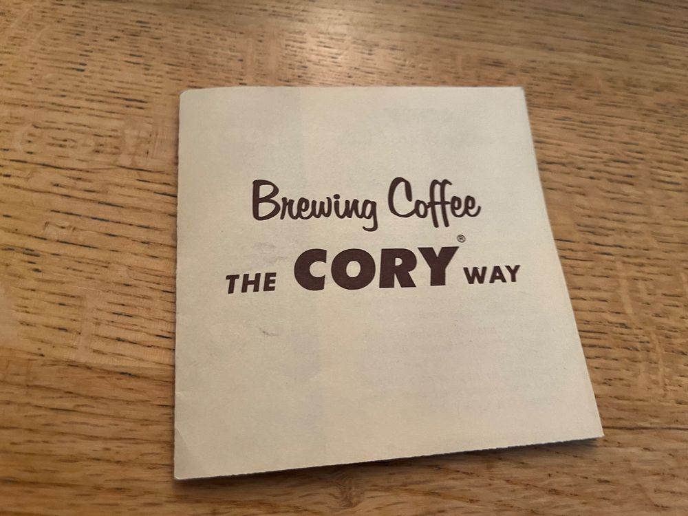 Vintage Cory Way Kaffeemaschine (Gebraucht) in Belp für CHF 30 – nur ...