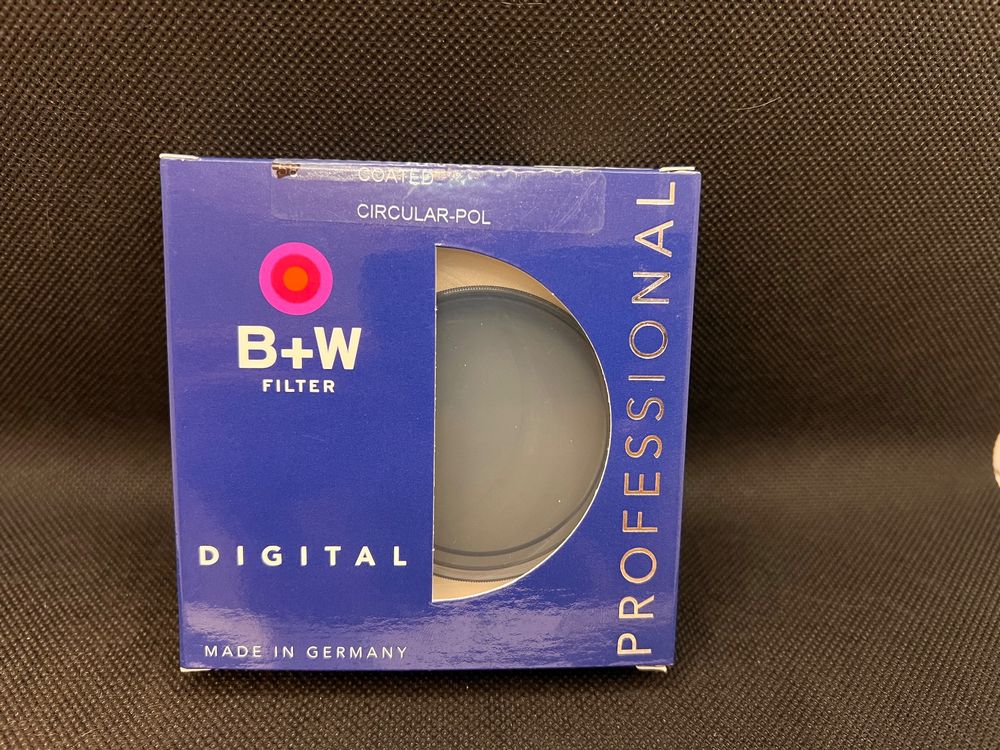 B+W filter Coated circular- Pol 55mm (Neu und originalverpackt) in ...