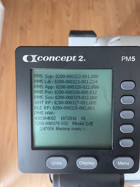 Rudergerät Concept 2 PM5 | Kaufen auf Ricardo