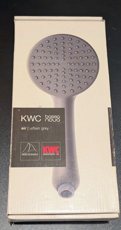 Ergonomische Handbrause KWC Bossanova Mono (Neu und originalverpackt ...