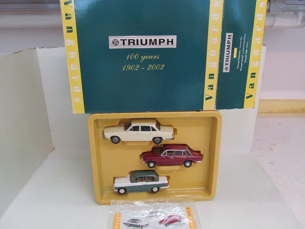 TRIUMPH 3er SET 100 JAHRE TRIUMPH LIMITIERT (Neu (gemäss Beschreibung ...