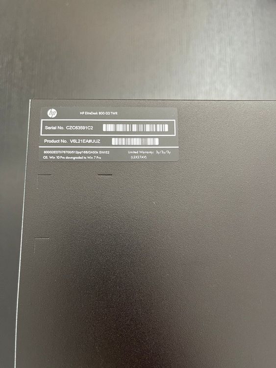 HP Elite Desk / EliteDesk / Workstation mit WIN 10 Pro & i7 (Gebraucht ...