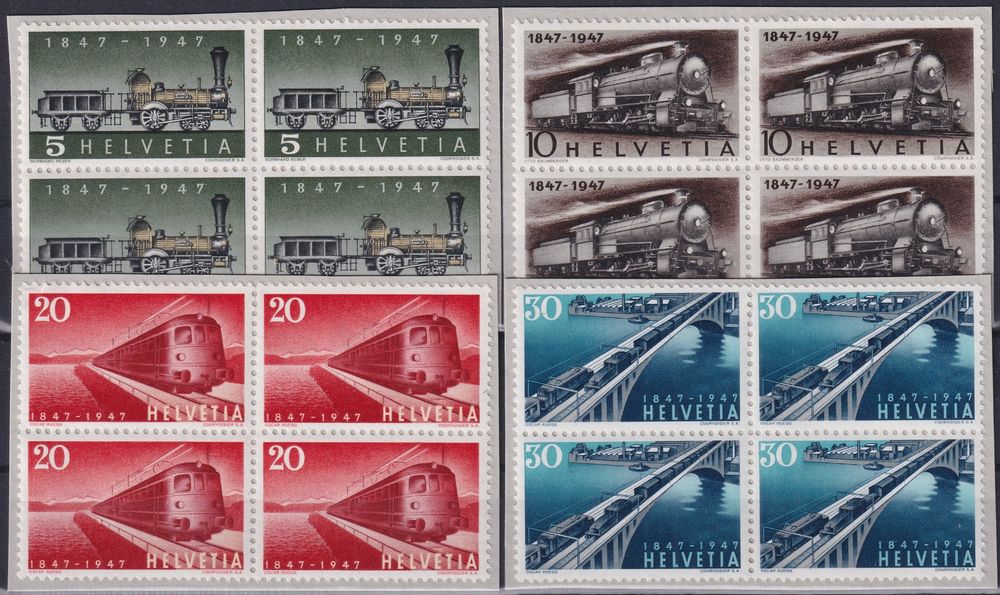 1947, Nr.277-280 Viererblöcke */**, SBK: 36.- | Kaufen auf Ricardo