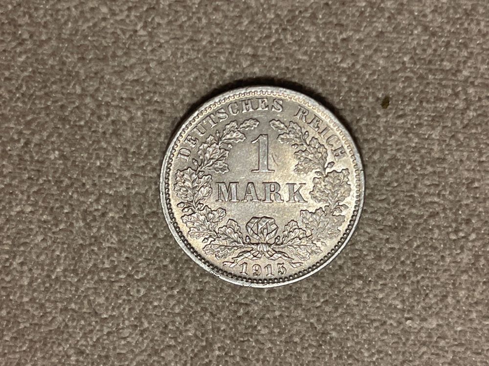 1 Mark 1914 Silbermünze (Gebraucht) in Elsau für CHF 4 – mit Lieferung ...