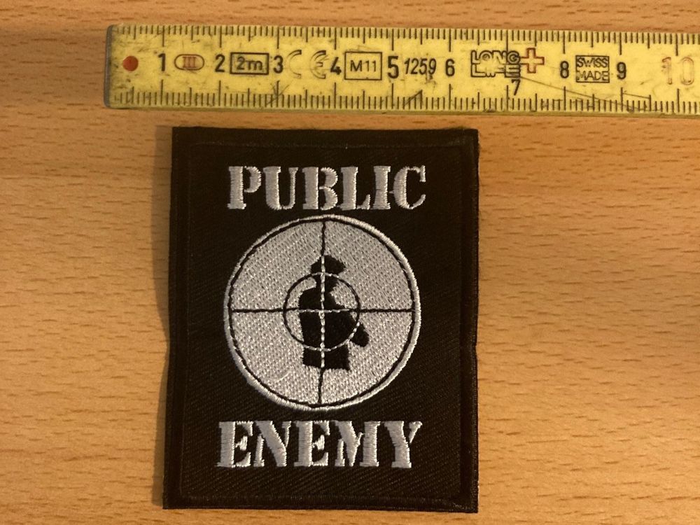 Public Enemy Patch Sticker Aufnäher Hip Hop Band (Neu (gemäss ...