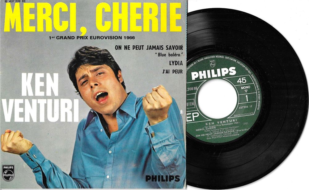 Ken Venturi EP - Merci, chérie (Gebraucht) in Savagnier für CHF 3 – mit Lieferung auf Ricardo kaufen