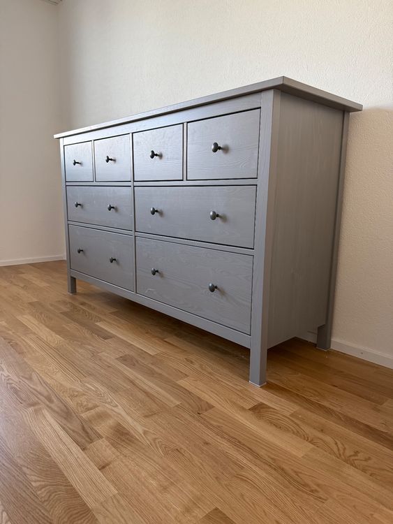 Ikea Hemnes Kommode Grau