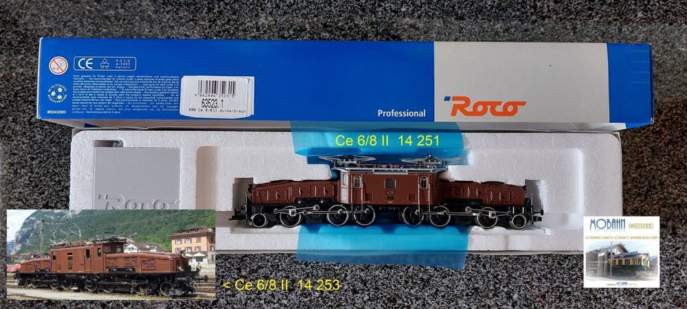 Roco Professional Sonderserie 63523.1 - SBB Ce 6/8 II 14251 (Neu und originalverpackt) in ...