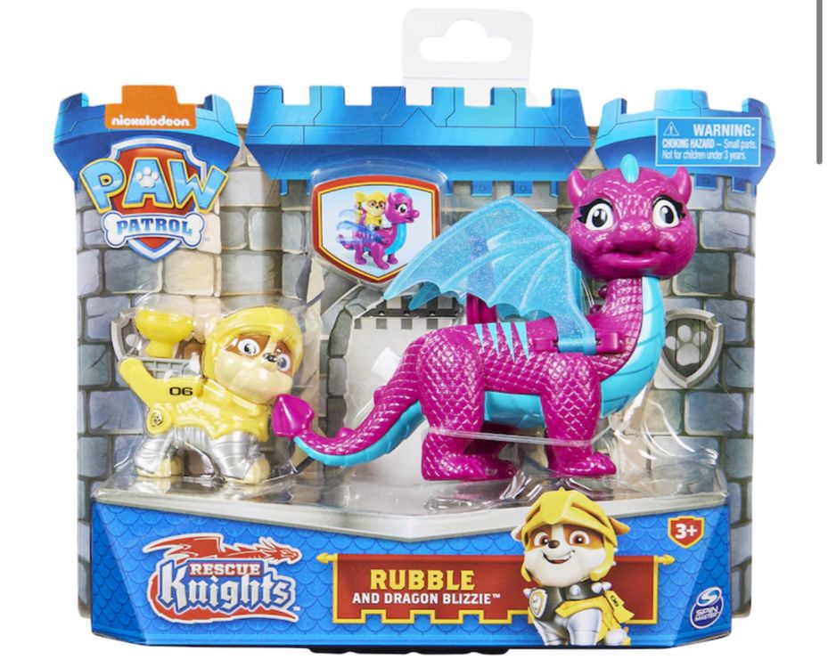 Paw Patrol Rescue Knights Rubble und Dragon Blizzie *NEU* | Kaufen auf ...