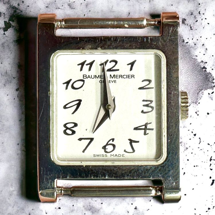 Baume & Mercier Vice Versa en acier pour dame 4 diamants | Kaufen auf Ricardo