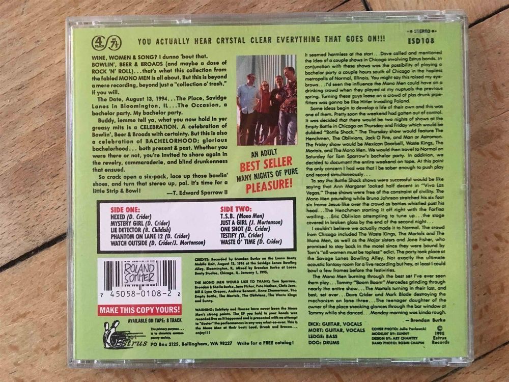 Mono Men T.S.B. 1995 Album | Kaufen auf Ricardo