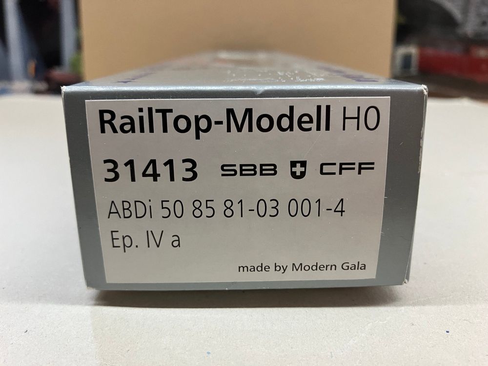 RailTop 31413 SBB Personenwagen ABDi, Epoche IVa, H0 (Gebraucht) in ...