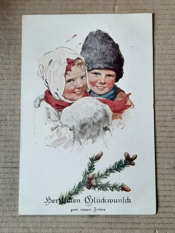 Ansichtskarte Neujahrwünsche | Kaufen auf Ricardo