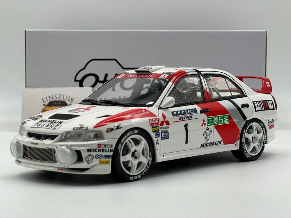 Mitsubishi Lancer Evo IV Catalunya #1 Mäkinen 1:18 NEUHEIT | Kaufen auf ...