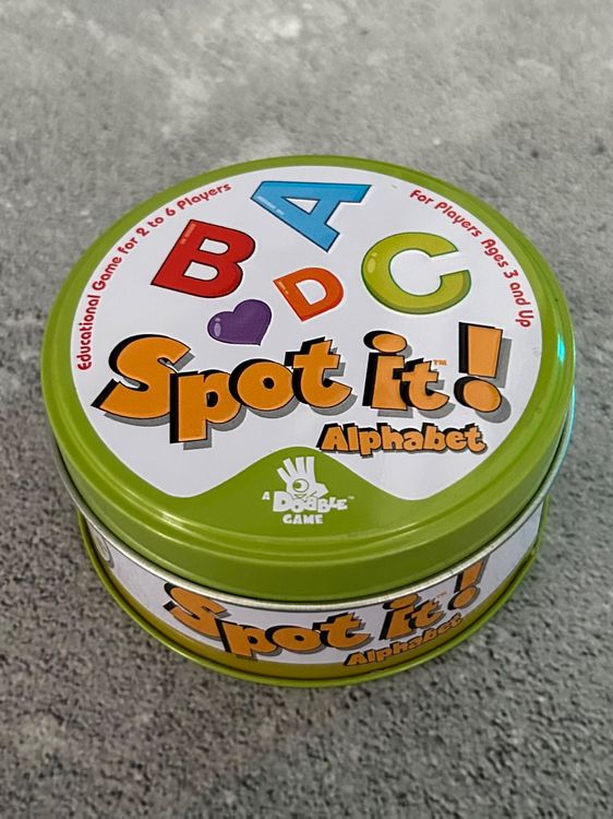Alphabet ABC | Spot it! / Dobble - Kartenspiel (Neu (gemäss ...