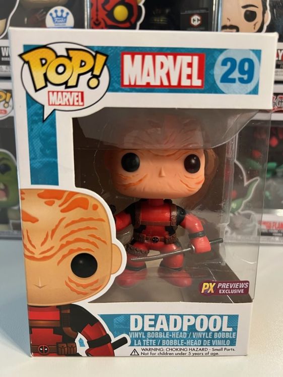 Funko POP! Marvel Deadpool (Unmasked) Edition Limitée PX (Neuf avec ...