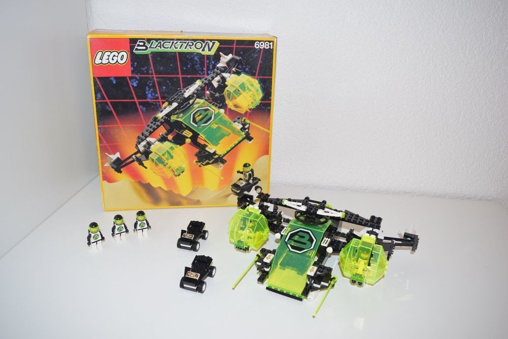 Lego Space 6981 Blacktron 100% Komplett mit Box VINTAGE (Gebraucht) in ...