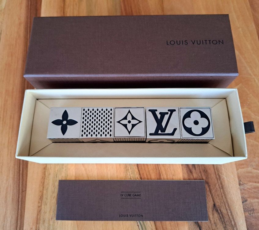 Würfelspiel von LOUIS VUITTON, LV CUBE GAME, Limited Editon (Neu (gemäss Beschreibung)) in ...