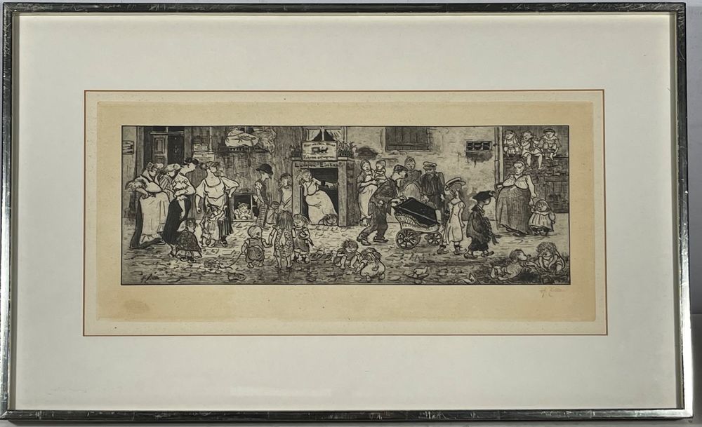 Heinrich ZILLE (1858-1929) Radierung handsigniert (Gebraucht) in Root ...