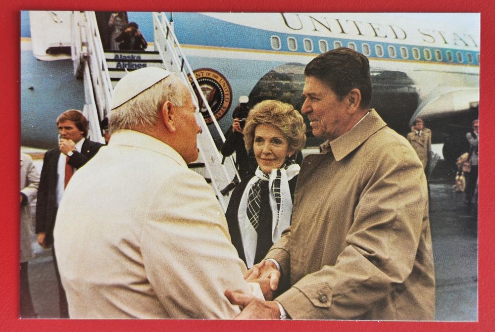 USA VATIKAN KARTE FAIRBANKS ALASKA PAPST RONALD REAGAN 1984 (Neu ...