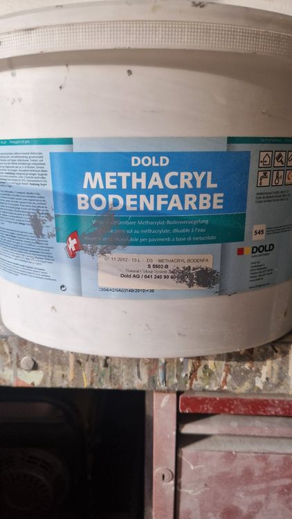 Dold Methacryl Bodenfarbe S 5502-B, ideal für Heimwerker! (Gebraucht ...