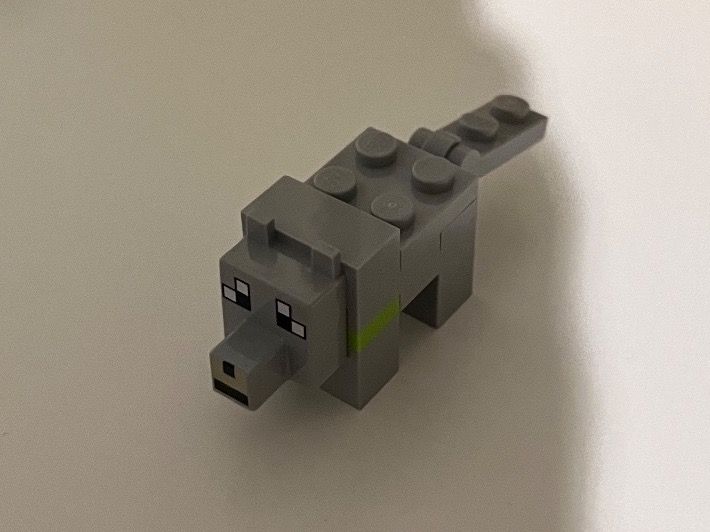 Lego Minecraft - Wolf, Tamed - Brick Built - minewolf07 (Neu (gemäss ...
