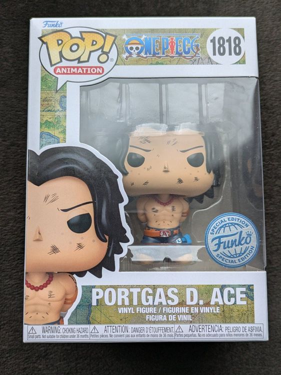 Funko Pop! One Piece - Portgas D. Ace (Execution) #1818 (Neu und ...