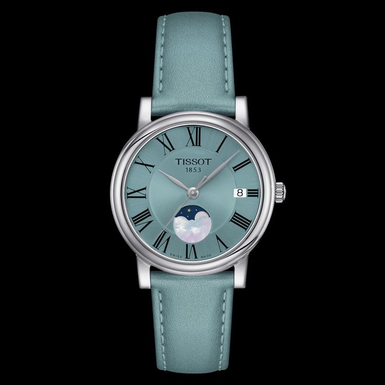 Tissot Carson Premium Lady Moonphase Schweizer Armbanduhr (Neu (gemäss ...