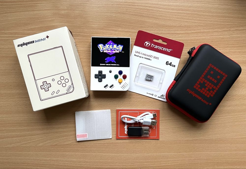 Miyoo Mini Plus weiss - deutsche Spiele, Komplettpaket (Neu und ...