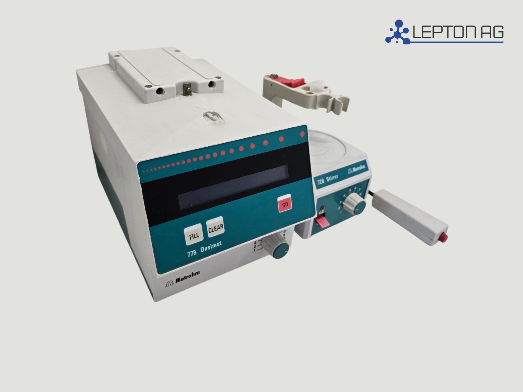 Metrohm 775 Dosimat mit 728 Stirrer und Druckknopf (Gebraucht) in ...