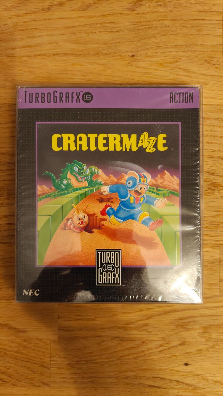 Cratermaze - PC Engine / TurboGrafx-16 - Complete In Box CIB (Neuf avec ...