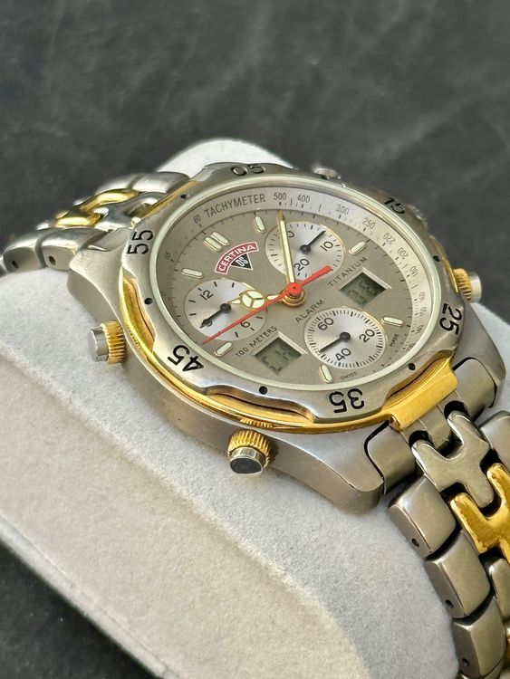 Certina DS Alarm Chronograph Titan Box/Garantie 1998 (Gebraucht) in ...