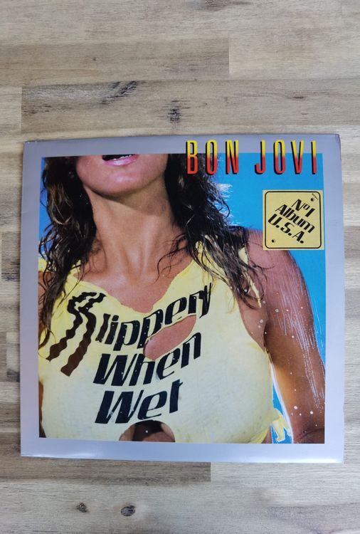 Bon Jovi - Slippery when wet / Original cover (Gebraucht) in Winterthur ...