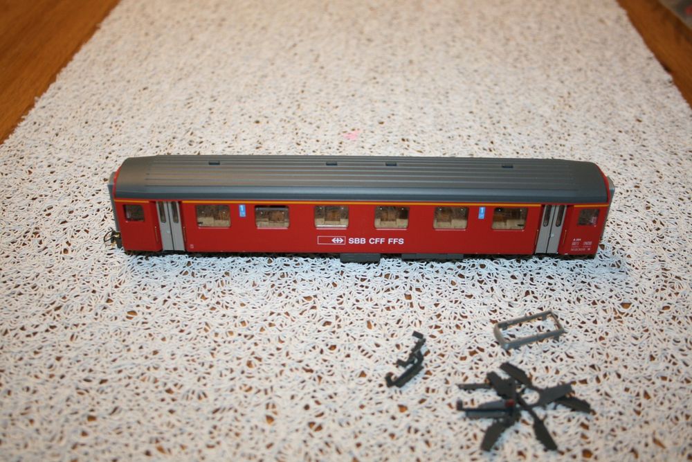 Bemo 3276 421 SBB Brünig EW III A 201 rot (Gebraucht) in Bavois für CHF ...