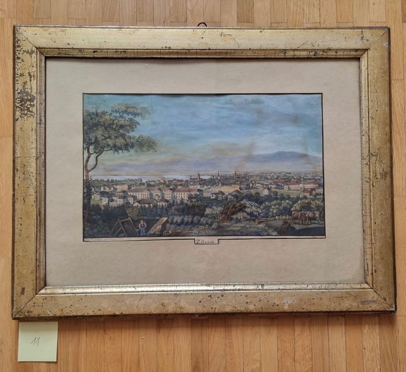 Handkolorierter Kupferstich, Zürich | Kaufen auf Ricardo