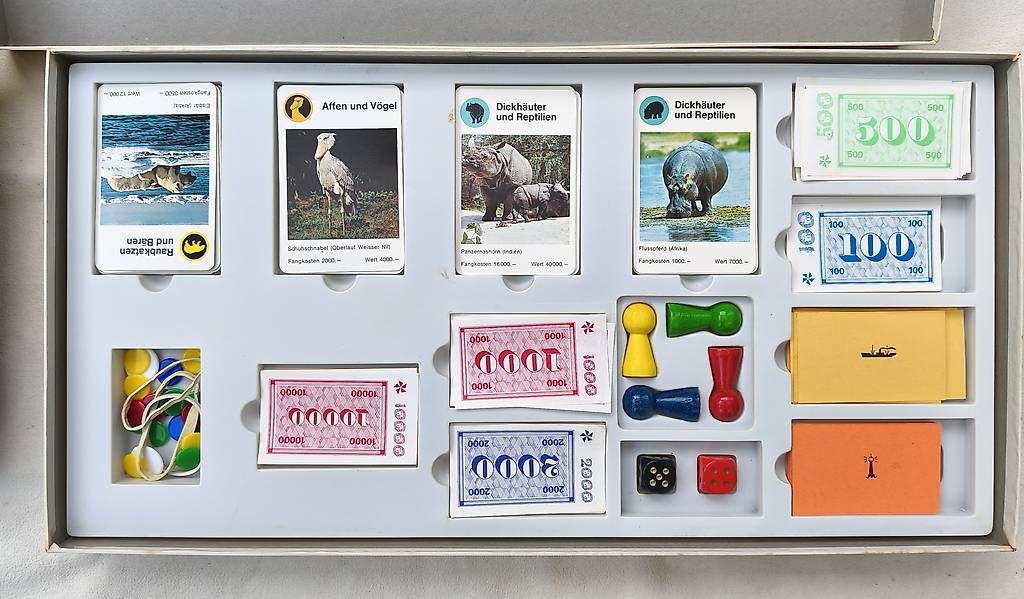 WILD LIFE EDITION CARLIT VINTAGE BRETTSPIEL LEOPARD VERSION (Gebraucht ...