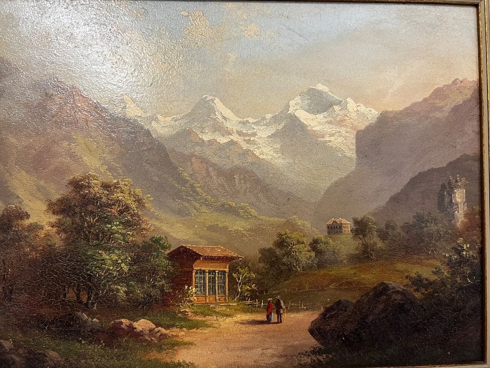 Antiker Ölgemälde Landschaft | Kaufen auf Ricardo