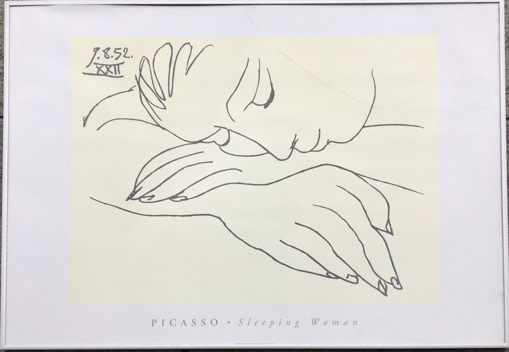 Pablo Picasso „ sleeping Woman“ Plakat | Kaufen auf Ricardo