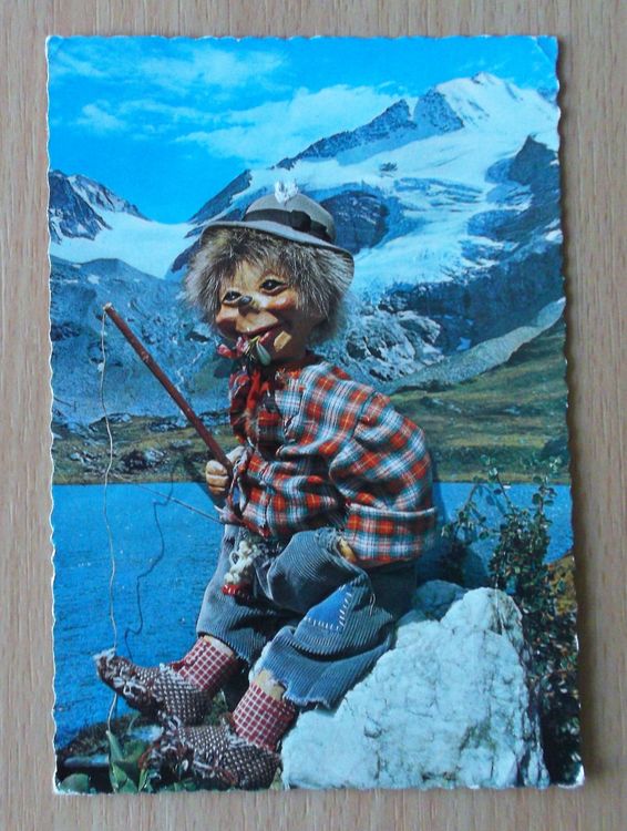 Beim Fischen Scherzkarte (Gebraucht) in Uffikon für CHF 1.5 – mit ...