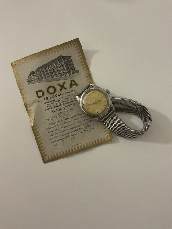 Montre vintage Doxa (Gebraucht) in Payerne für CHF 31 – mit Lieferung auf Ricardo kaufen