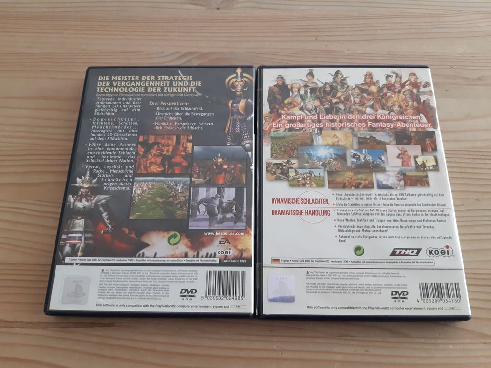 Kessen 1 + Kessen II - 2 Spiele für PS2 im Set | Kaufen auf Ricardo