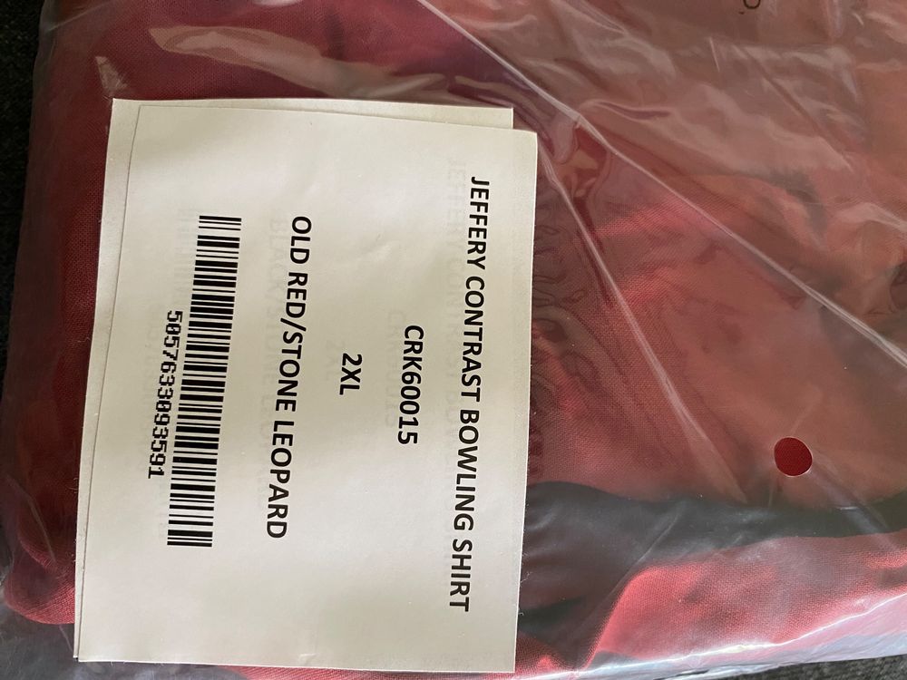 NEU Jeffery Contrast Leo Bowling Shirt NEU (Neu und originalverpackt ...