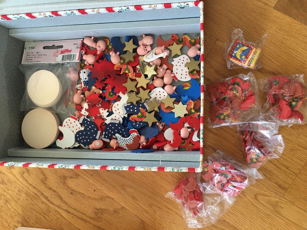 Viel Material zum Basteln (Neu (gemäss Beschreibung)) in Richterswil für CHF 8 – mit Lieferung ...