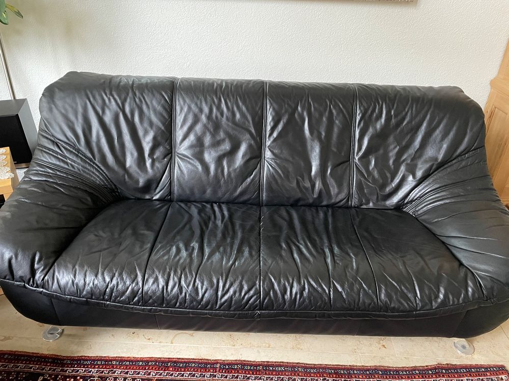 Ledersofa 2er und 3er | Kaufen auf Ricardo