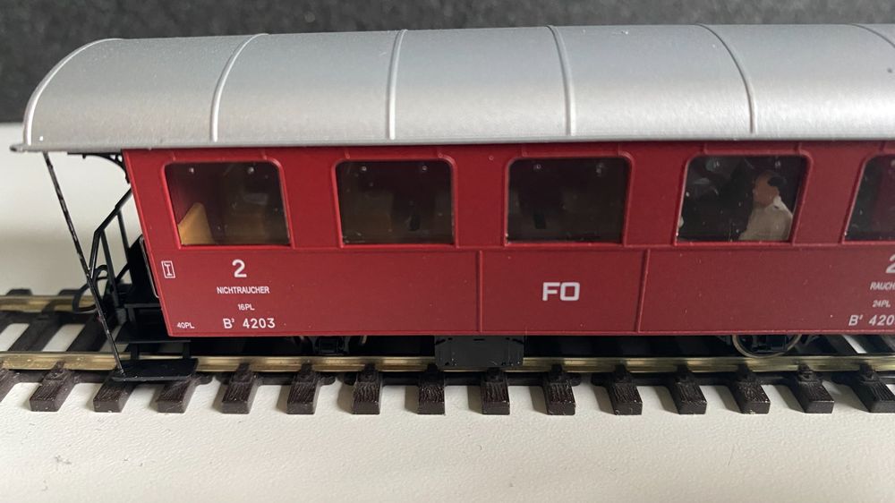 BEMO 3239 213 FO Furka Oberalp Persnenwagen B 4203 (Neu (gemäss Beschreibung)) in Hünenberg für ...