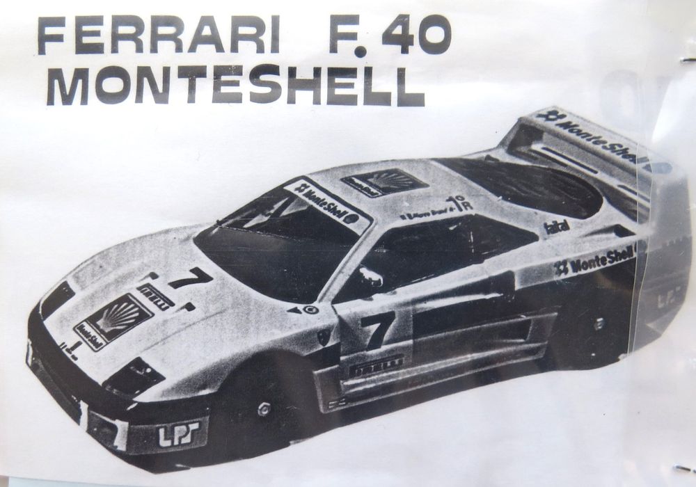 1:43 Decalsatz + Felgen für Ferrari F40 Monte Shell (Neu und originalverpackt) in Ettingen für ...